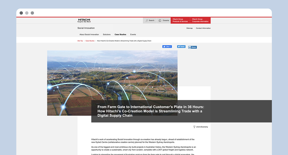 Hitachi: Inspire the Next by The Being Group for Hitachi