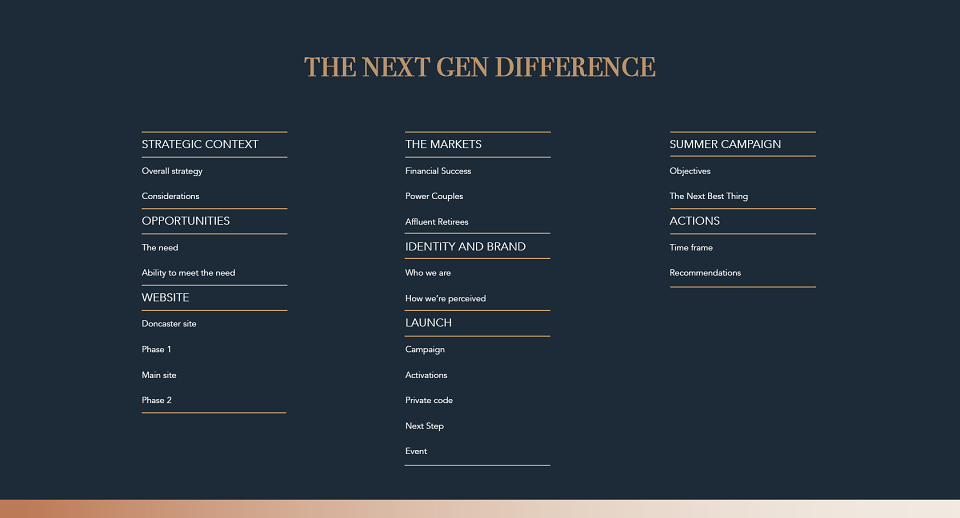 Next Gen: Doncaster by The Being Group for Next Gen