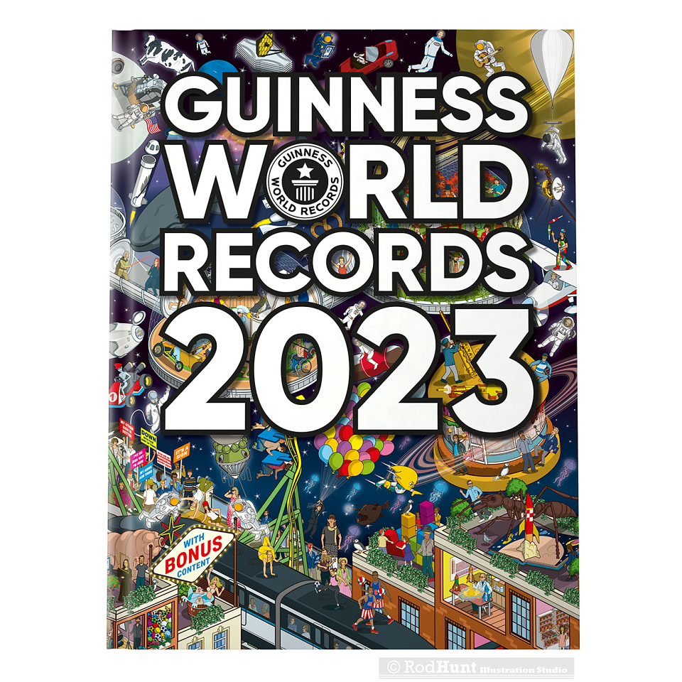 Guinness World Records 2023 Book Cover by Guinness World Records for ...