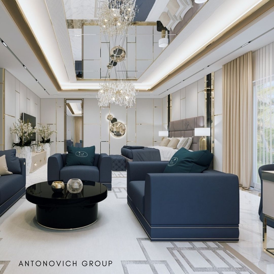 IDEAL INTERIOR DESIGN FOR MASTER BEDROOM by Antonovich Group