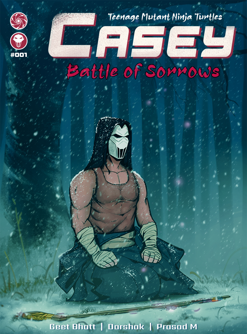 Casey Jones Comic Cover - TMNT Fan Art by Geet