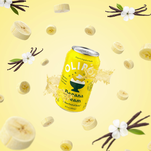 OLIPOP Banana Cream Relaunch by Wonder Vision for OLIPOP