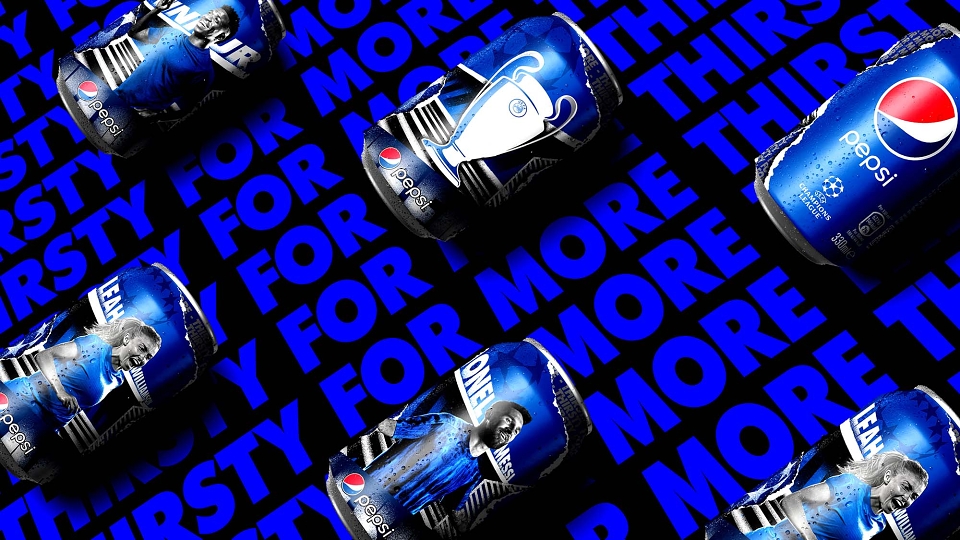 Pepsi Football Visual Identity by PepsiCo Design & Innovation