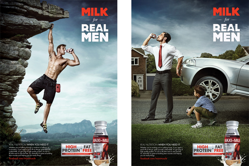 Milk for real men by The Minimart for Maxinutrition