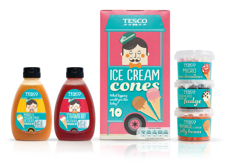 Tesco: Packaging Design by R Design Ltd for Tesco