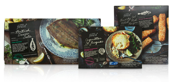 Tesco Finest: Packaging Design by R Design Ltd for Tesco