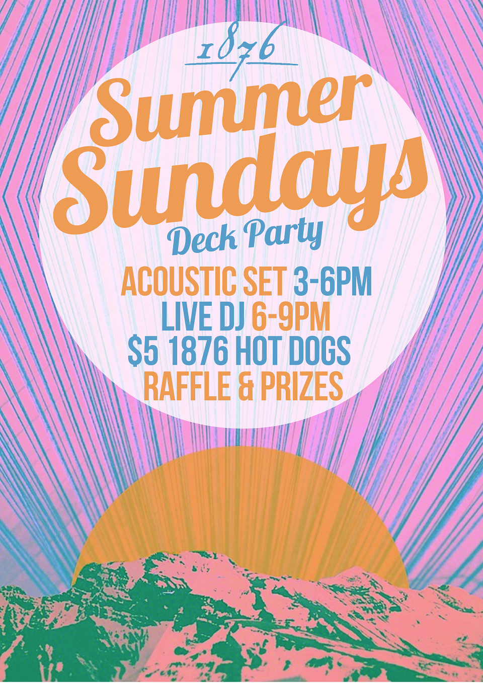 1876 Rebrand by Ema Blake for 1876 Bar & Restaurant