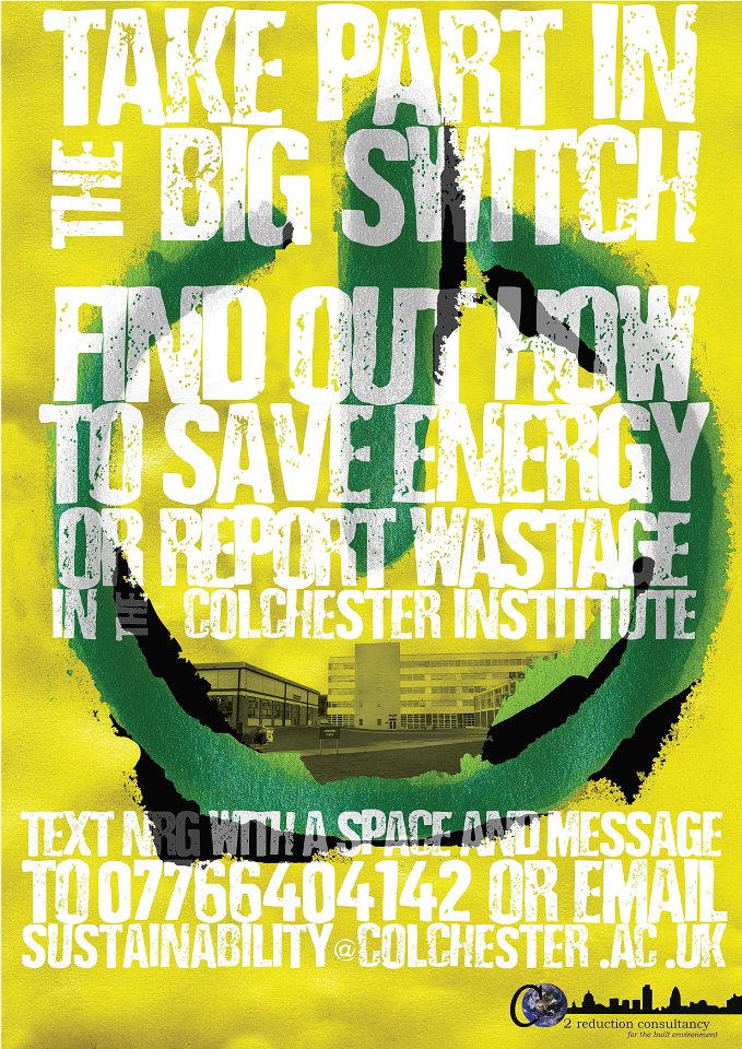 CO2 poster design by Jared Jeffers for CO2 Reduction Consultancy