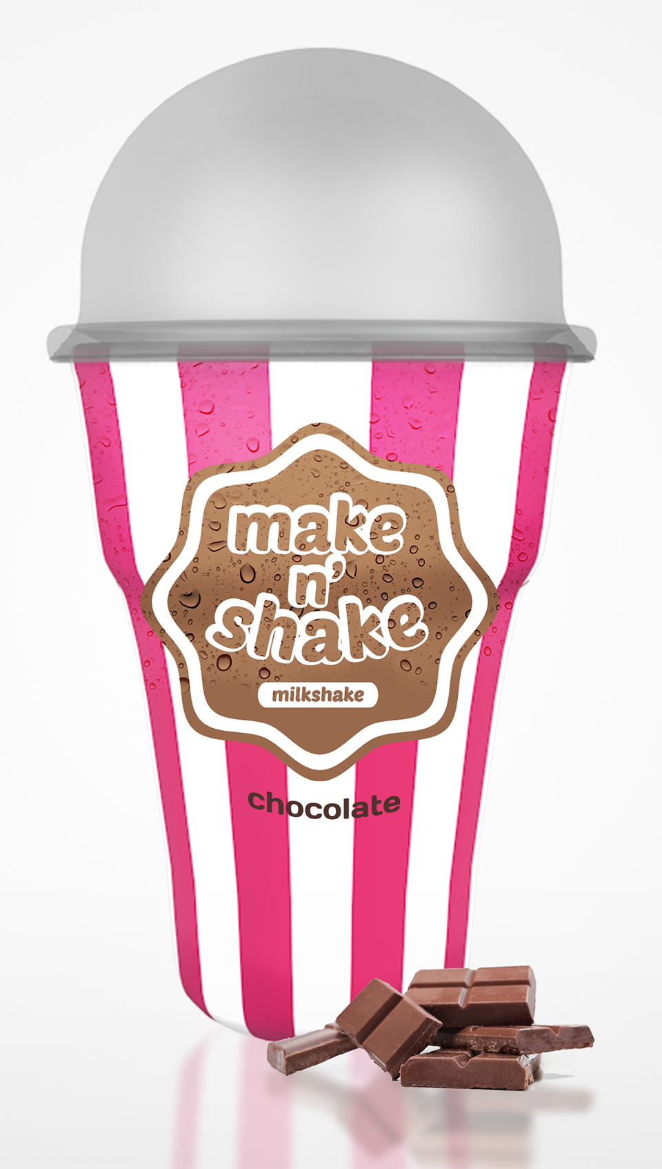 make n' shake Milkshake Packaging by Zozzy Constantinidou