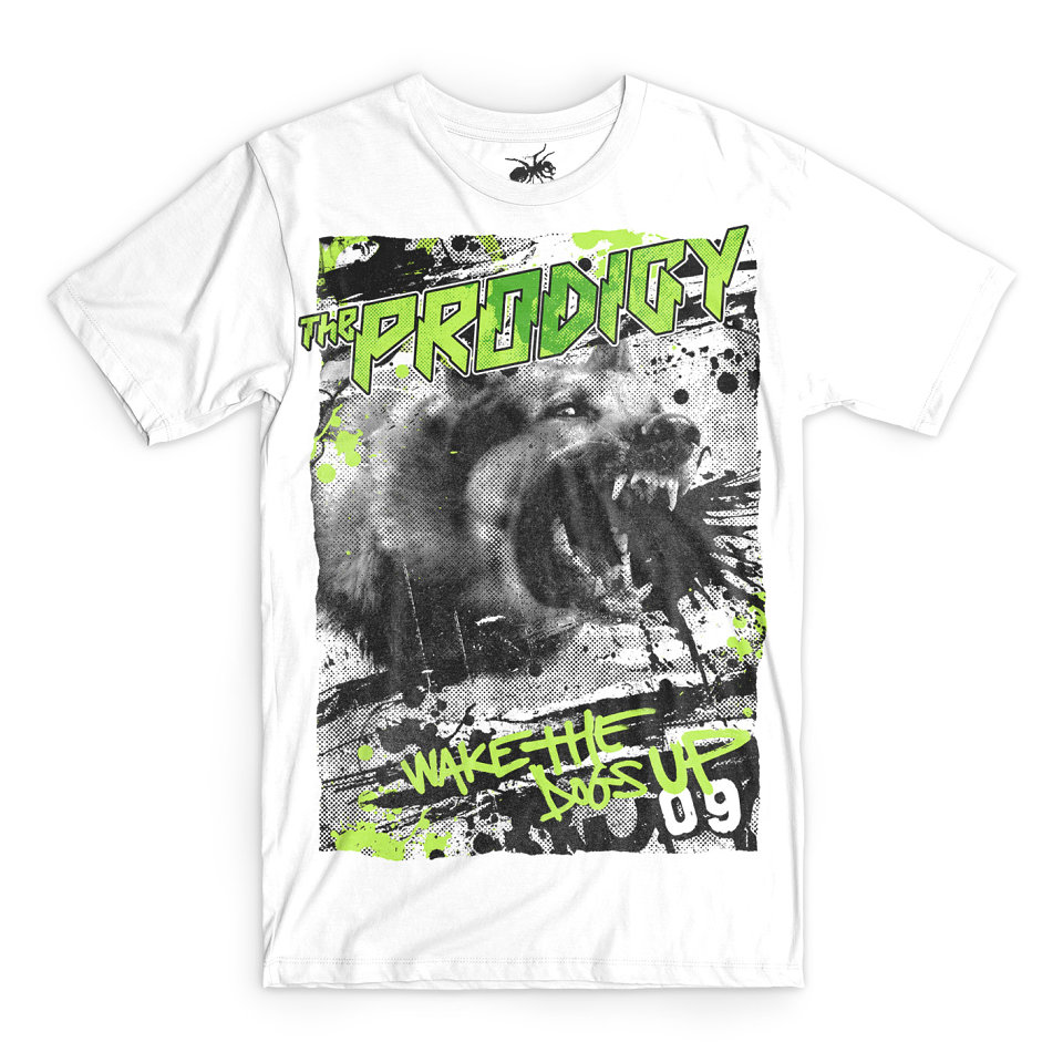The Prodigy - rebrand and merchandise by Neil Davies for The Prodigy