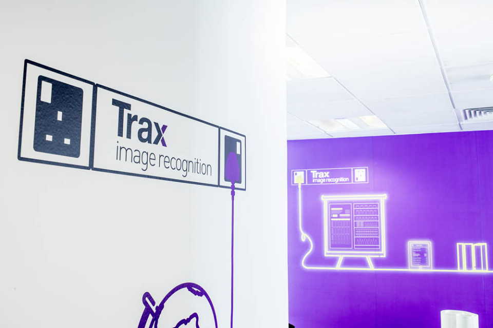 Trax Retail: Workplace branding graphics by Vinyl Impression for Trax ...