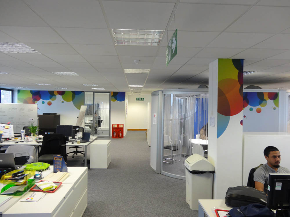 Direct Line Group: Workplace branding graphics by Vinyl Impression for ...