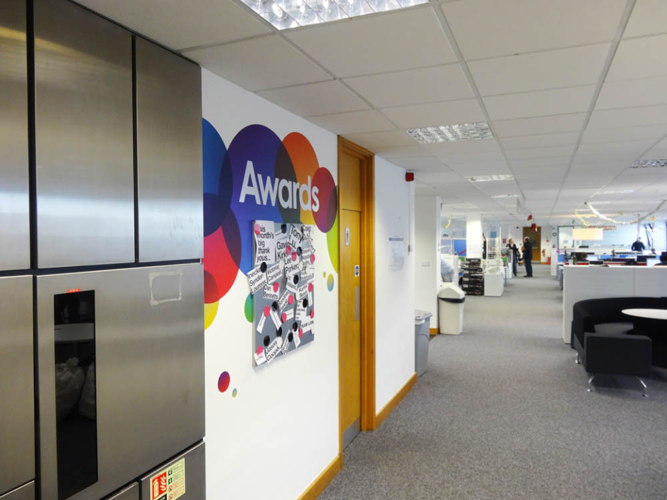 Direct Line Group: Workplace branding graphics by Vinyl Impression for ...