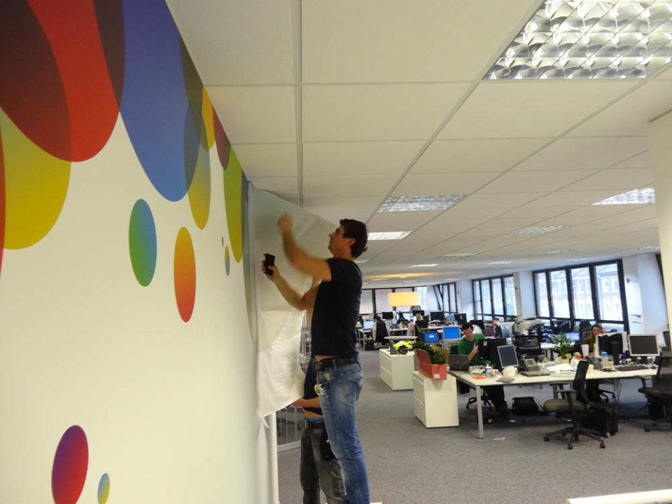 Direct Line Group: Workplace branding graphics by Vinyl Impression for ...