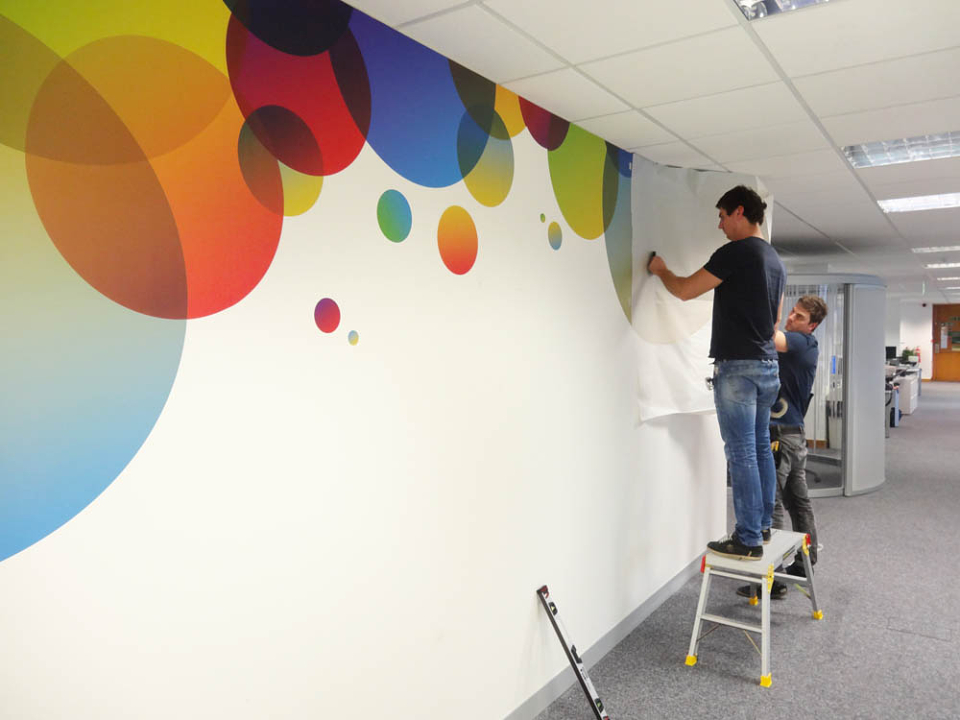 Direct Line Group: Workplace branding graphics by Vinyl Impression for ...