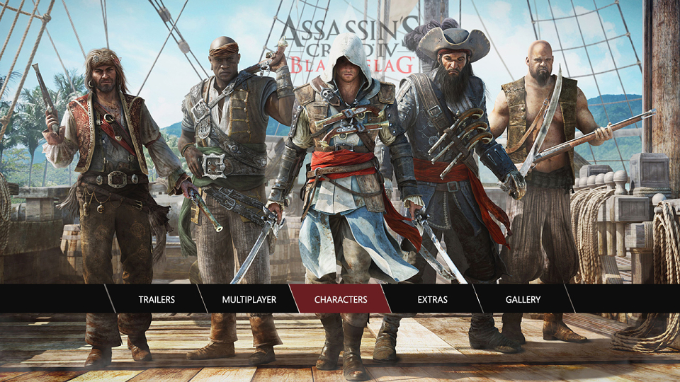 ASSASSINS CREED IV BLACK FLAG UX/UI Design by Helen Fricker