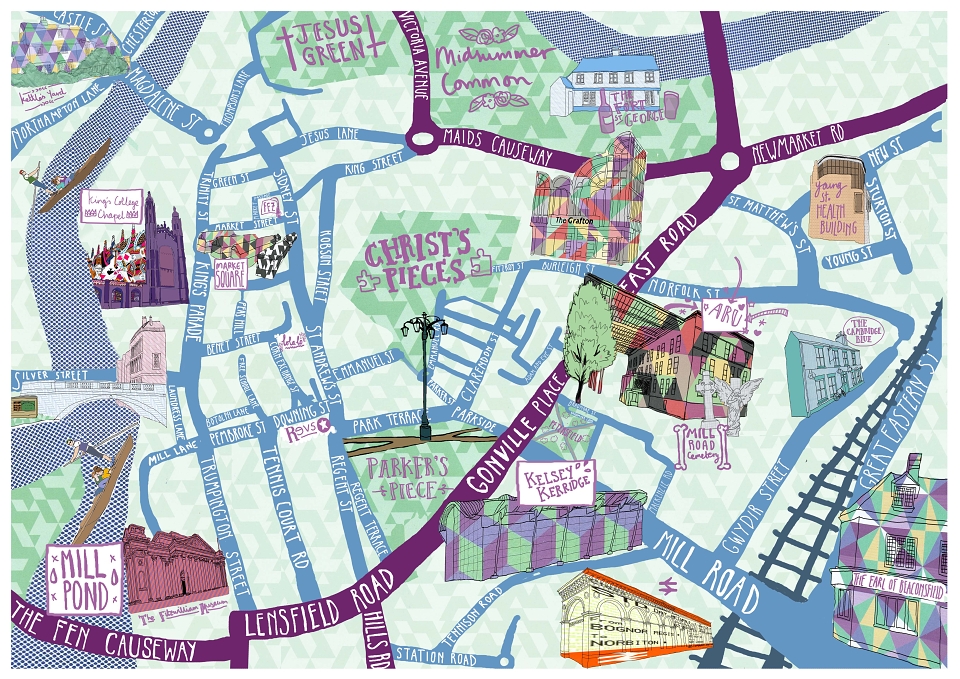 Anglia Ruskin Freshers Maps by Annie Freeman for Anglia Ruskin Students ...