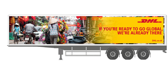 DHL Lorry livery by The Maverick Group for DHL