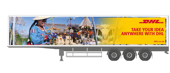 DHL Lorry livery by The Maverick Group for DHL