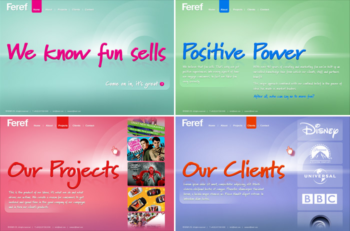 Feref website redesign by William for Feref