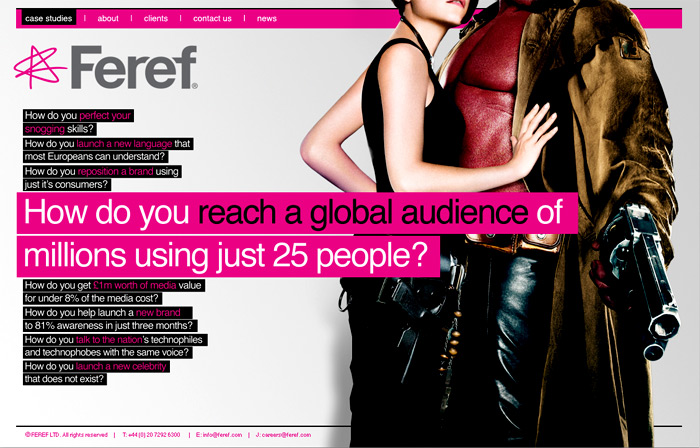 Feref website redesign by William for Feref