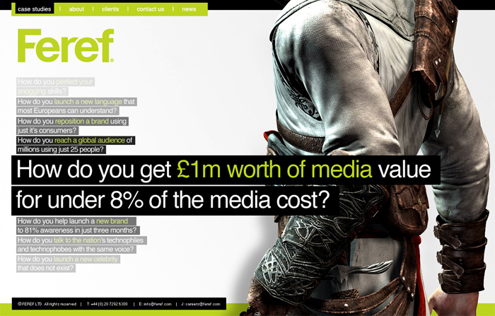 Feref website redesign by William for Feref