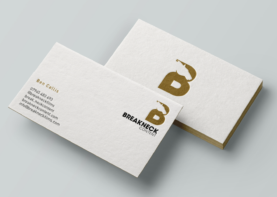 Breakneck content - Identity design by Steve Wignall for Breakneck