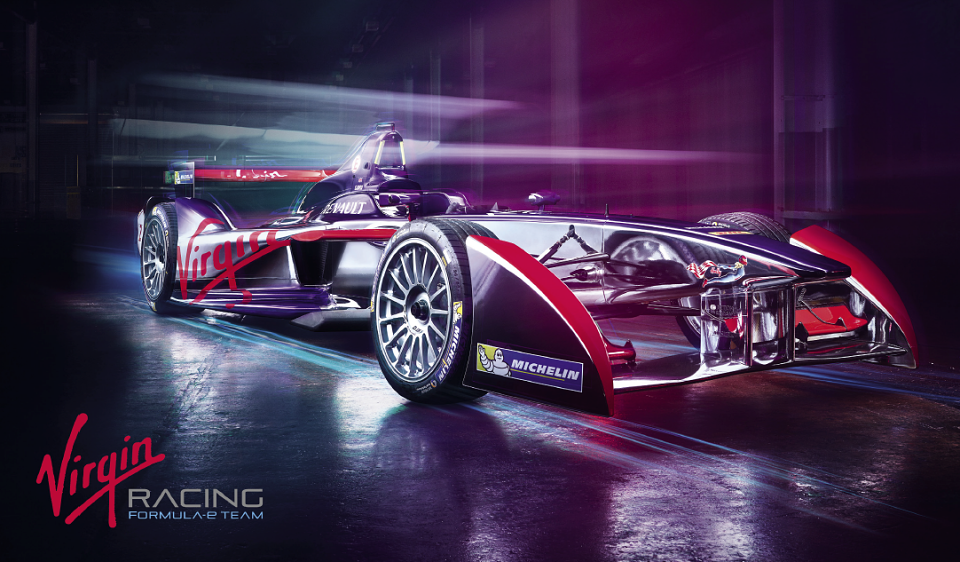 Virgin Racing - Brand identity design by Steve Wignall for Virgin
