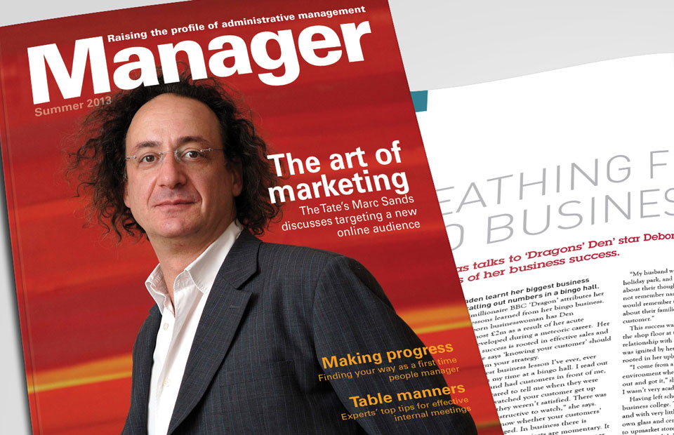 Manager Magazine by Jason for Institute of Administrative Management