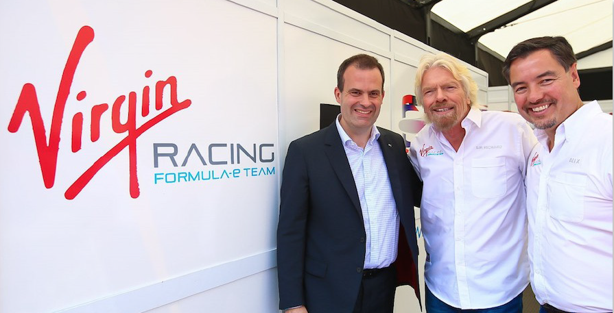 Virgin Racing - Brand identity design by Steve Wignall for Virgin