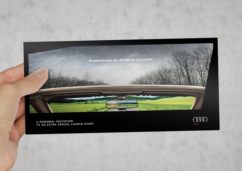 Product Launch Invitation by Simon Morrison for AUDI