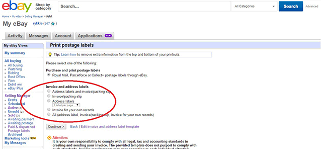 How To Print Ebay Shipping Label 1stadenium