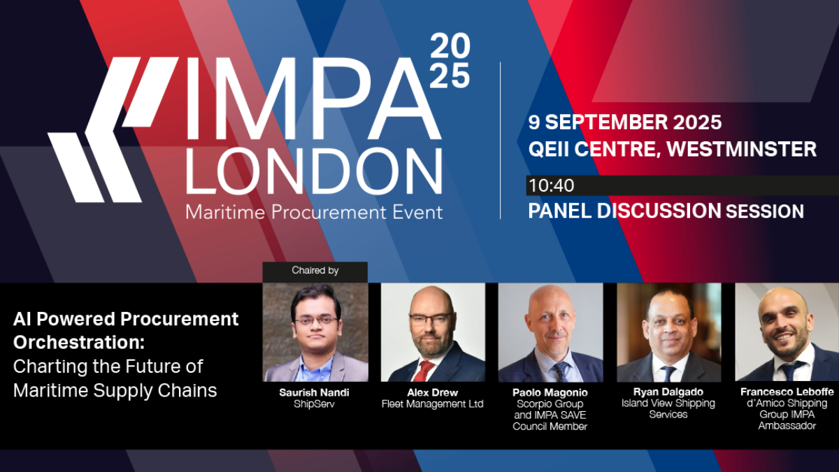 IMPA Blog | IMPA London 2025 Session: AI Powered Procurement…