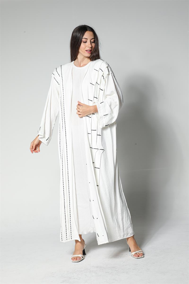 Linen Abaya - Heracloset Online
