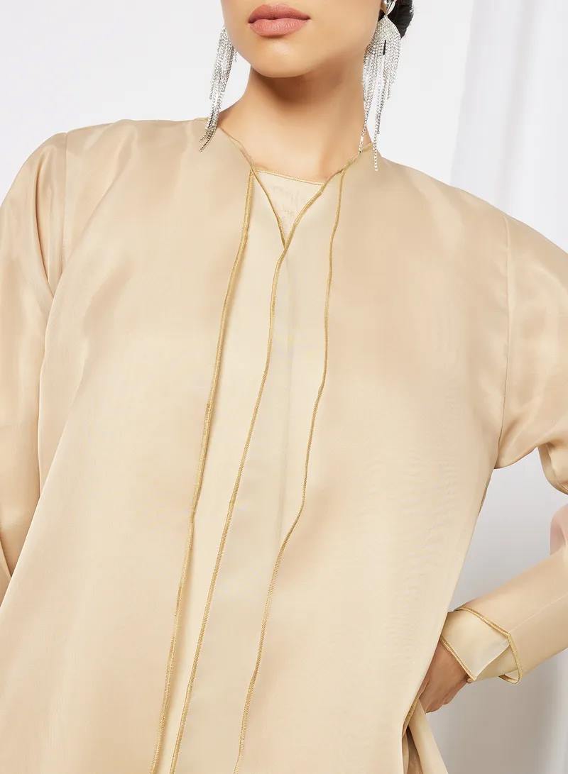 Double layered bisht with lining - Heracloset Online