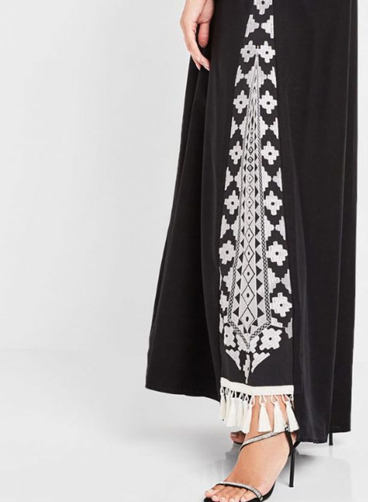 Embroidered Abaya Dress - Heracloset Online