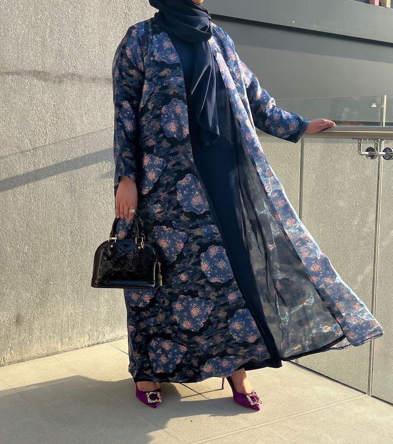 Classy Colored Abaya - Heracloset | Colored Abaya