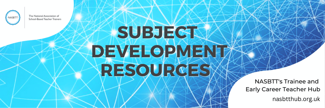 Early access available for our Subject Development Resources - NASBTT