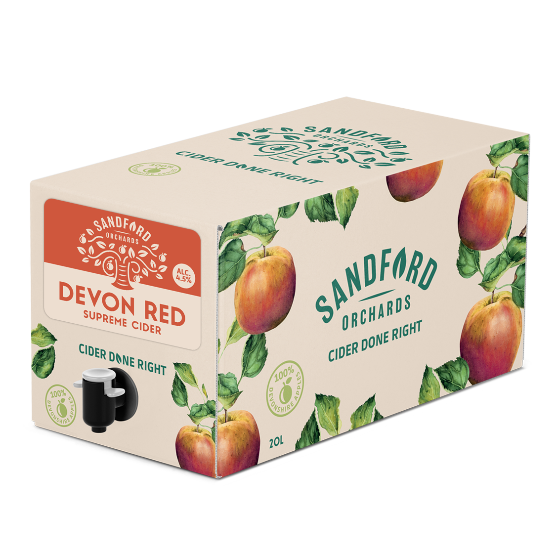 Devon Red Crisp & Fruity Medium Cider - Sandford Orchards