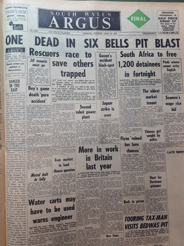 The end of the age of innocence? Looking back at the Six Bells mining ...