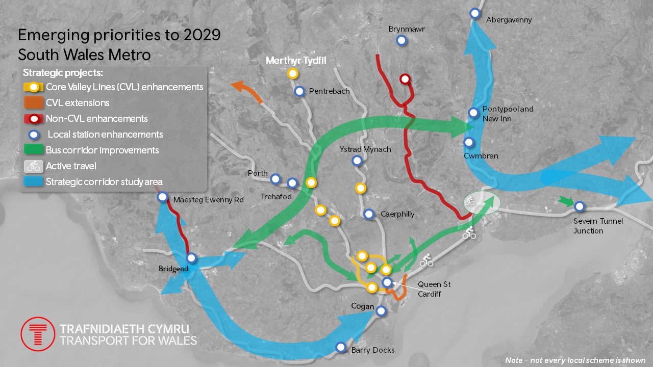 New maps reveal scale of ‘ambitious and complex’ £1bn Welsh Metro project