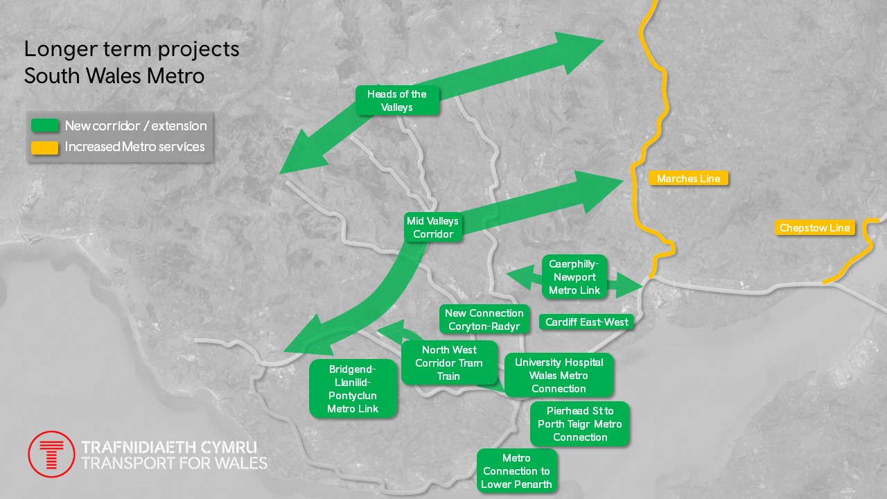 New maps reveal scale of ‘ambitious and complex’ £1bn Welsh Metro project