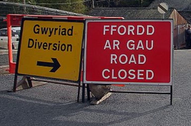 'Doing their bit for diversity': Local bemused as Welsh language road ...
