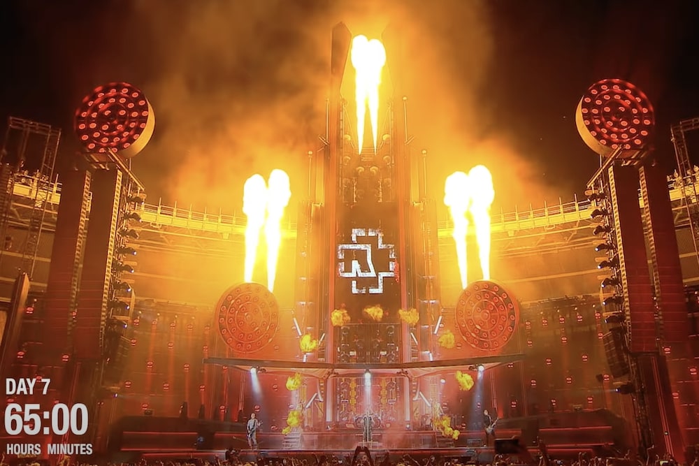 Watch: Timelapse of huge Rammstein stage show about to hit Wales