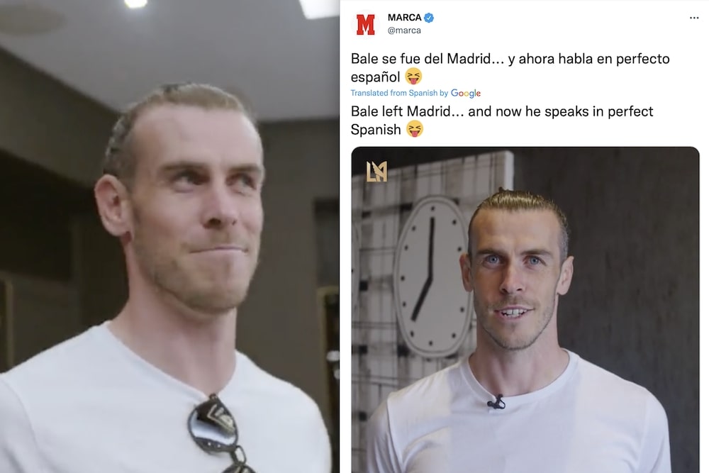 Watch Gareth Bale Speaking Perfect Spanish On Arrival In LA