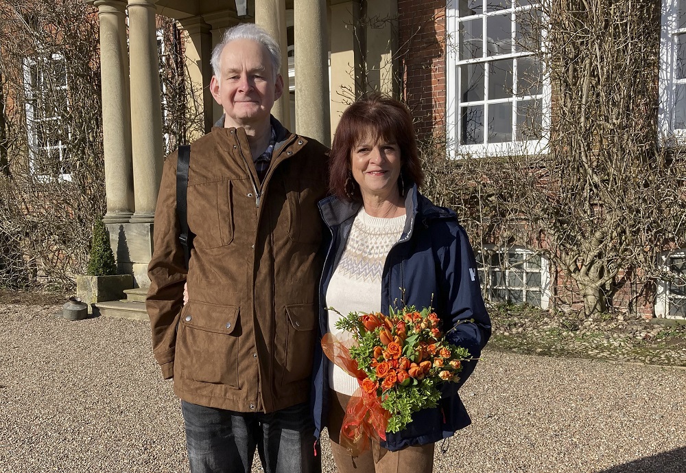 Man who cleaned up swastika graffiti finally meets daughter of little ...