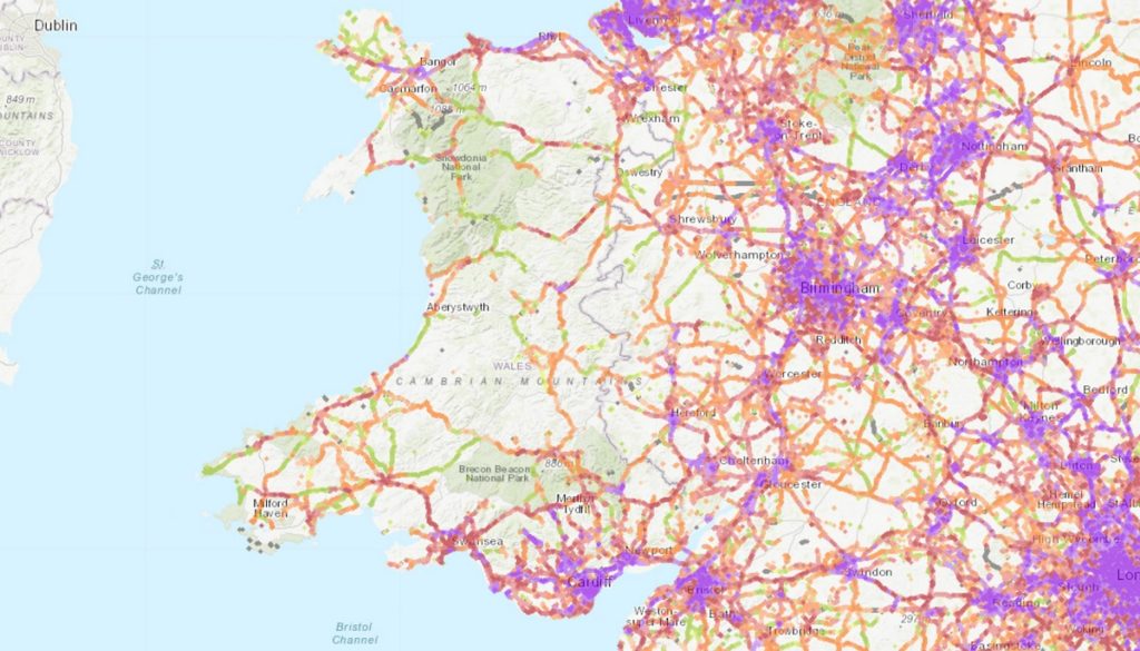 How bad is the mobile coverage in Wales really? Interactive map lets ...