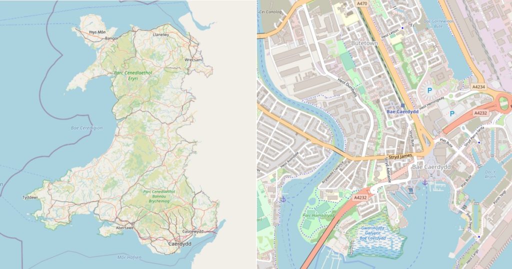 New interactive map lets users visualise Wales entirely in Cymraeg