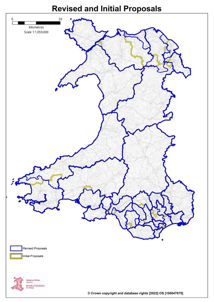 New maps show what Wales' revised constituencies will look like after ...