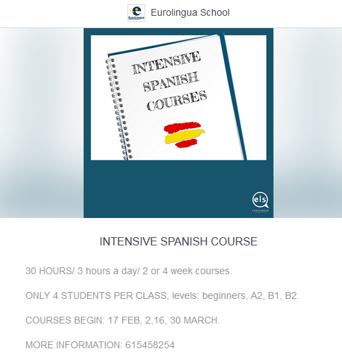 Learn Spanish Classes From Eurolingua Language School In Calpe 
